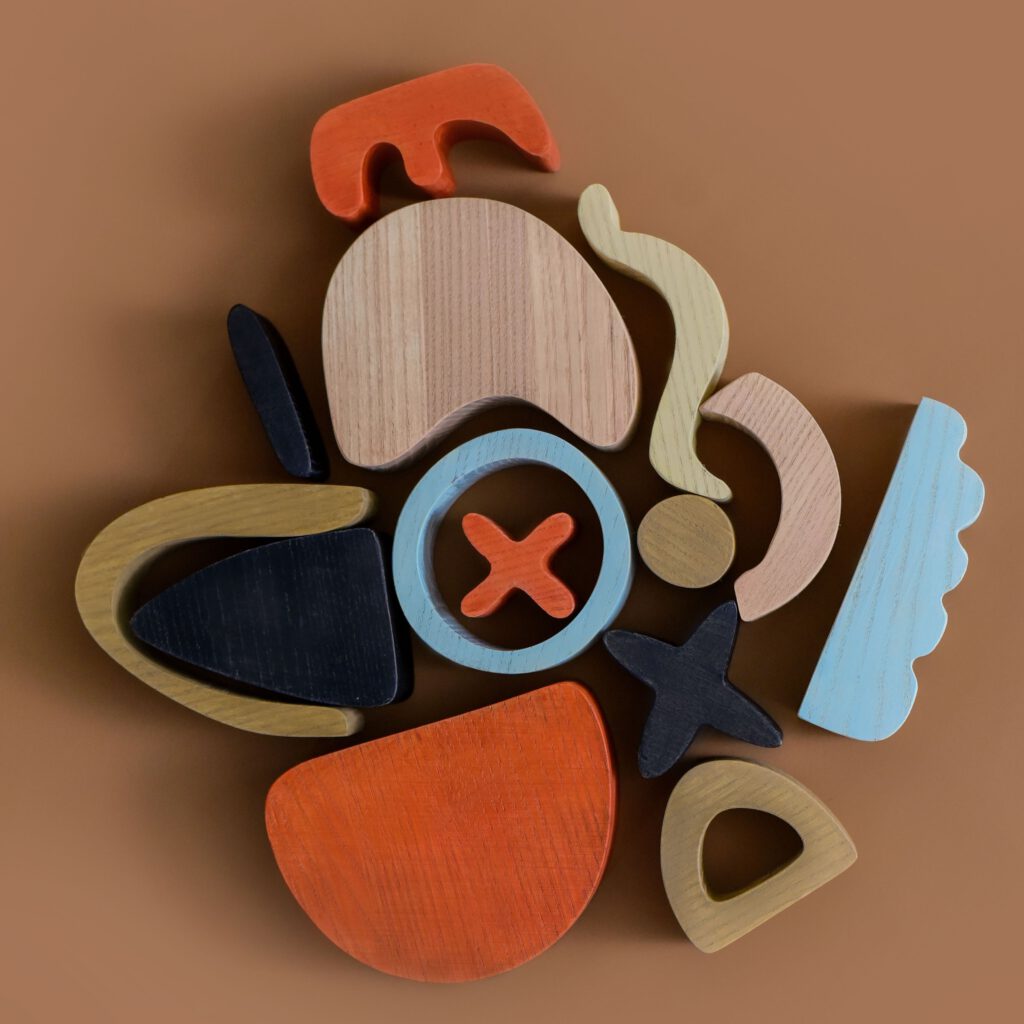 Min Min Copenhagen Abstract Art Building Blocks – The Milk Minimalist