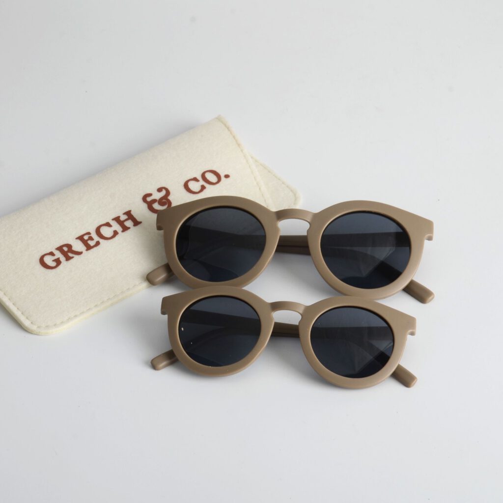 Grech & Co Sustainable Sunglasses Stone Kid & Adult – The Milk Minimalist